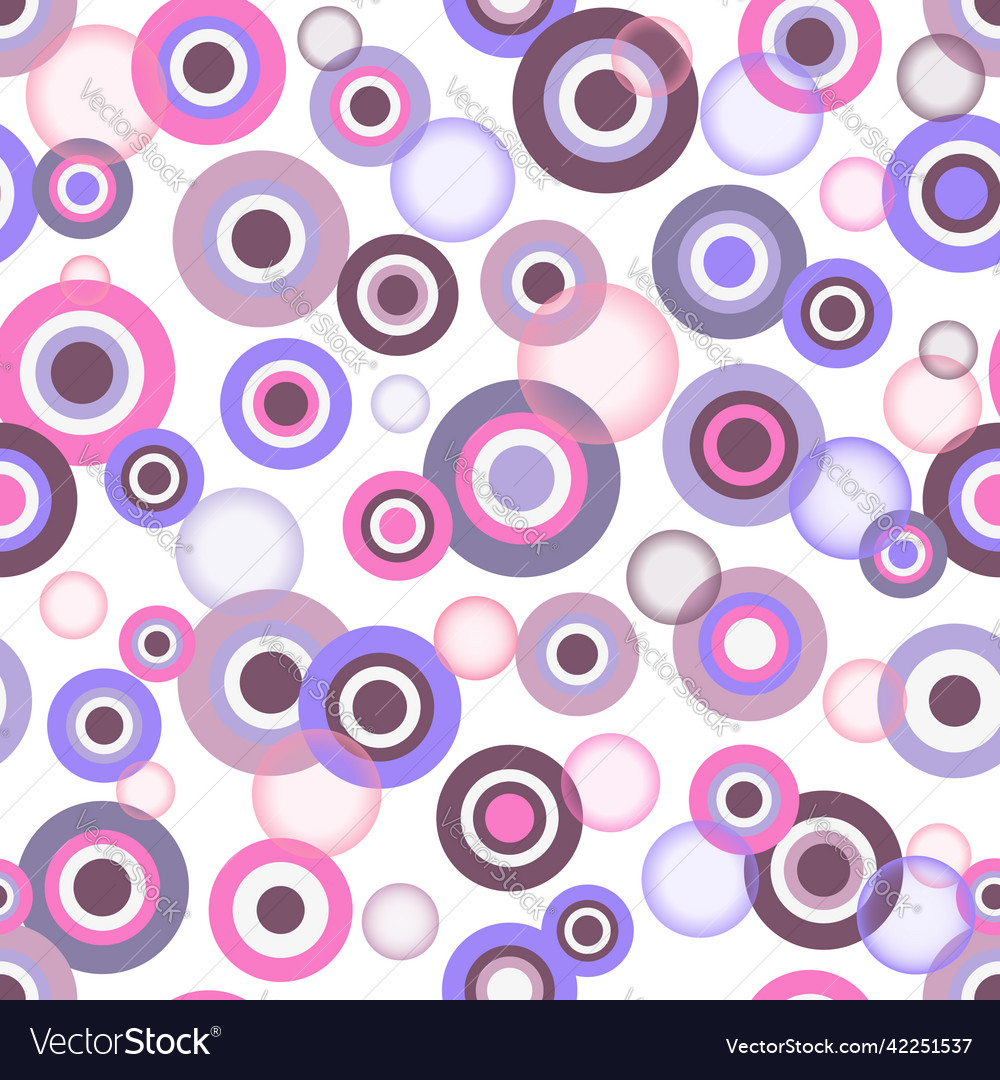 Abstract pattern with multi-colored translucent Vector Image
