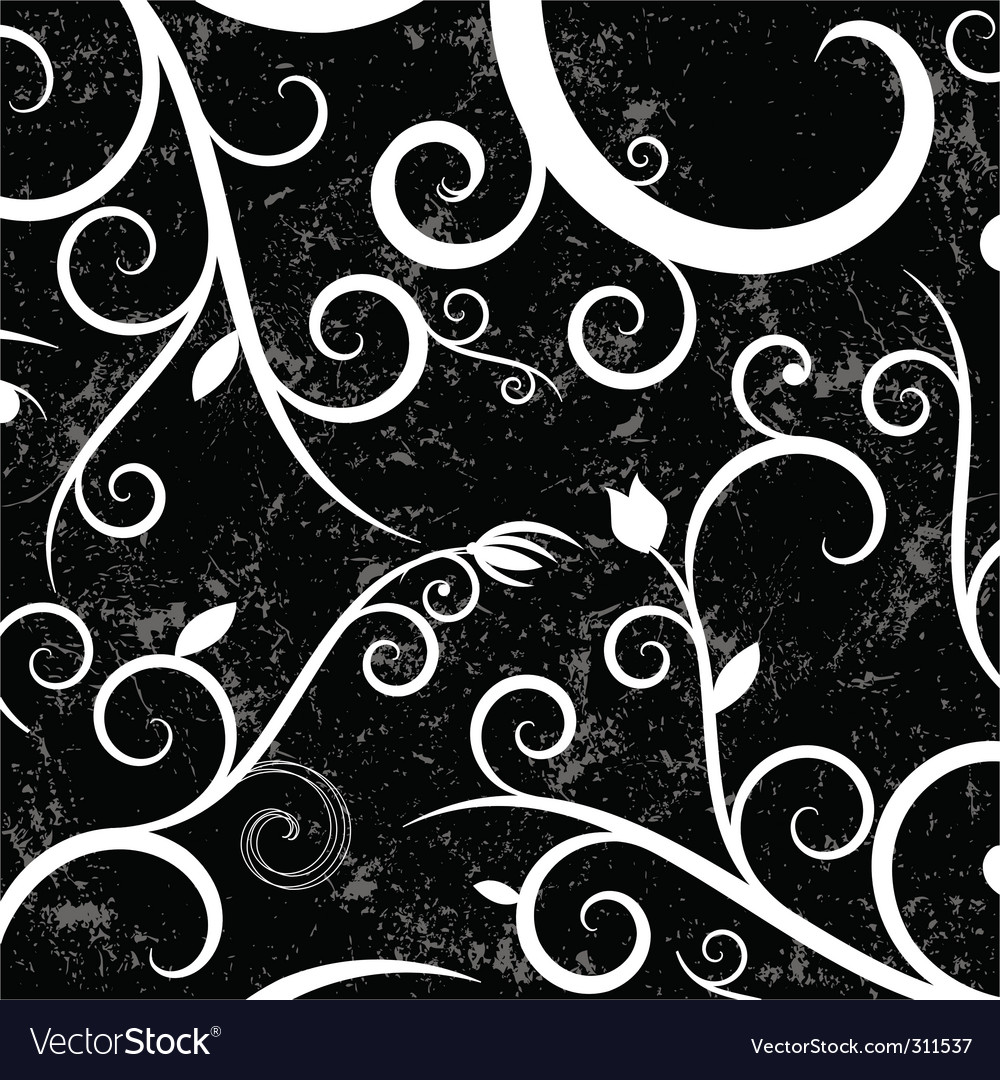 Vintage floral Royalty Free Vector Image - VectorStock