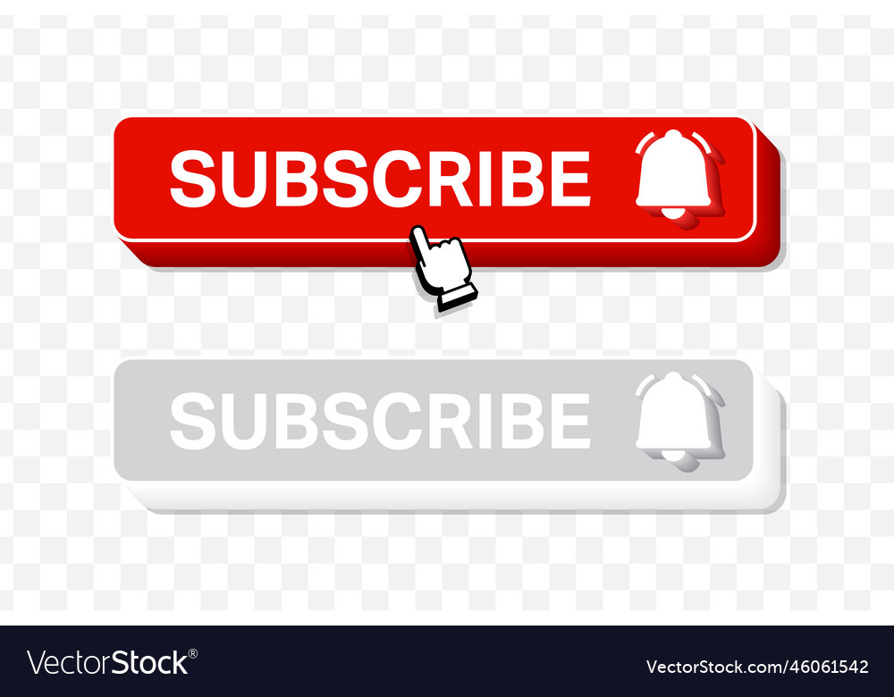 Button subscribe 03 Royalty Free Vector Image - VectorStock