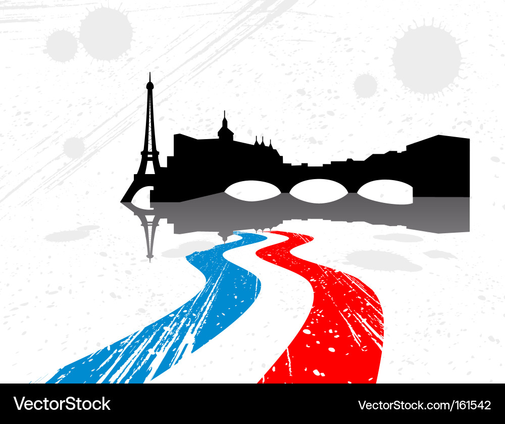 City of paris Royalty Free Vector Image - VectorStock