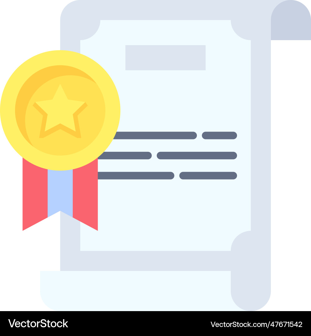 Diploma icon high school related Royalty Free Vector Image