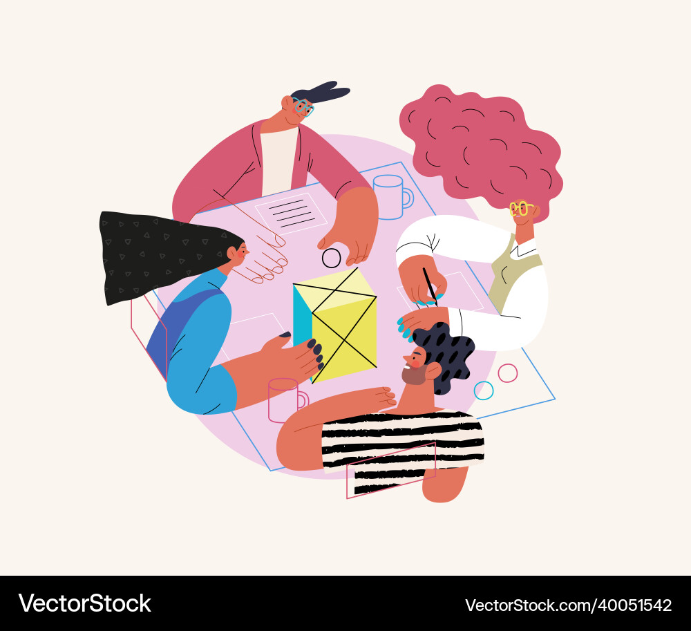Startup concept of building new Royalty Free Vector Image