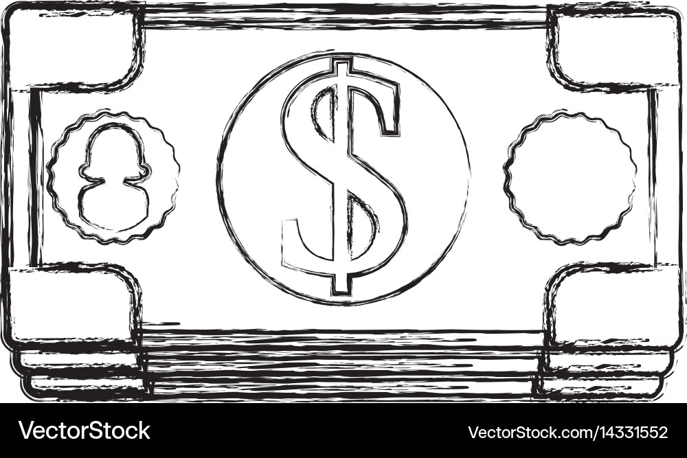 Billets of money Royalty Free Vector Image - VectorStock