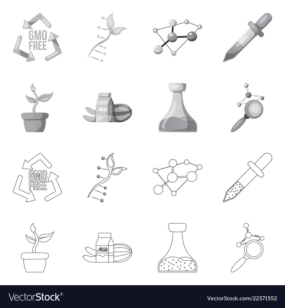 Design of and icon collection s Royalty Free Vector Image