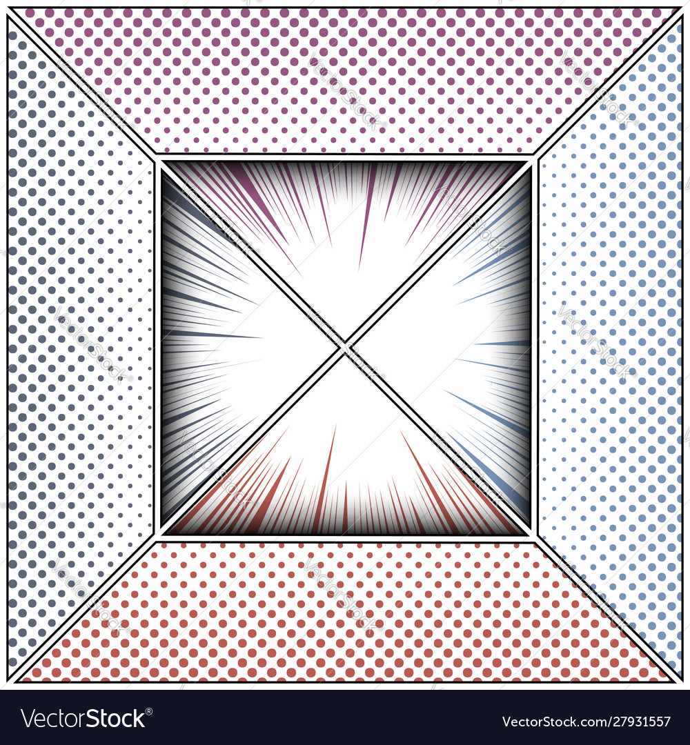 Abstract comic composition Royalty Free Vector Image