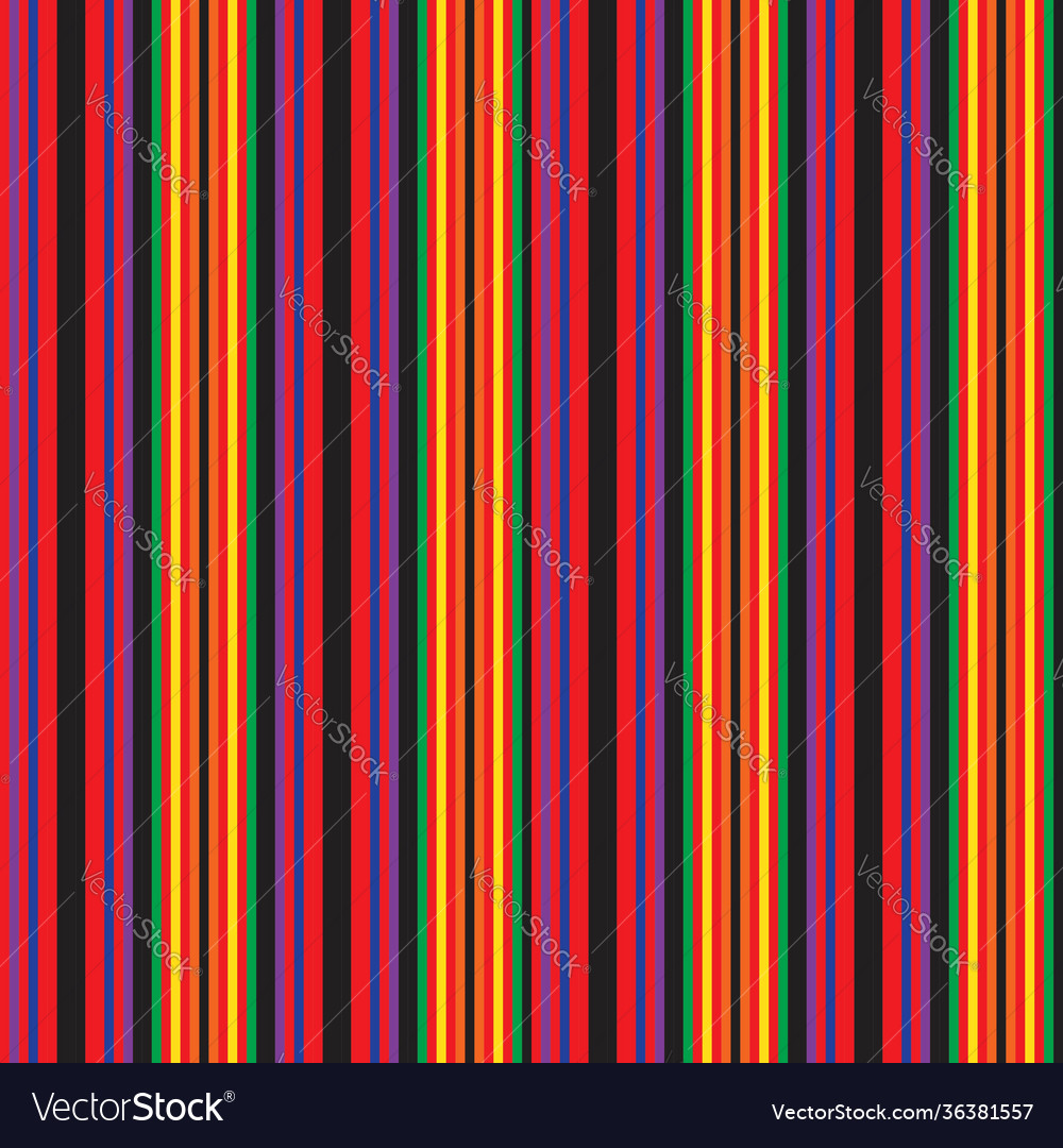 Rainbow stripe seamless pattern background Vector Image