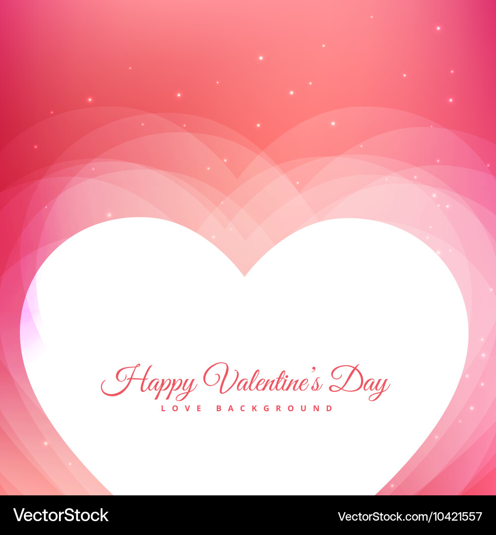 Valentines day design with pink background Vector Image