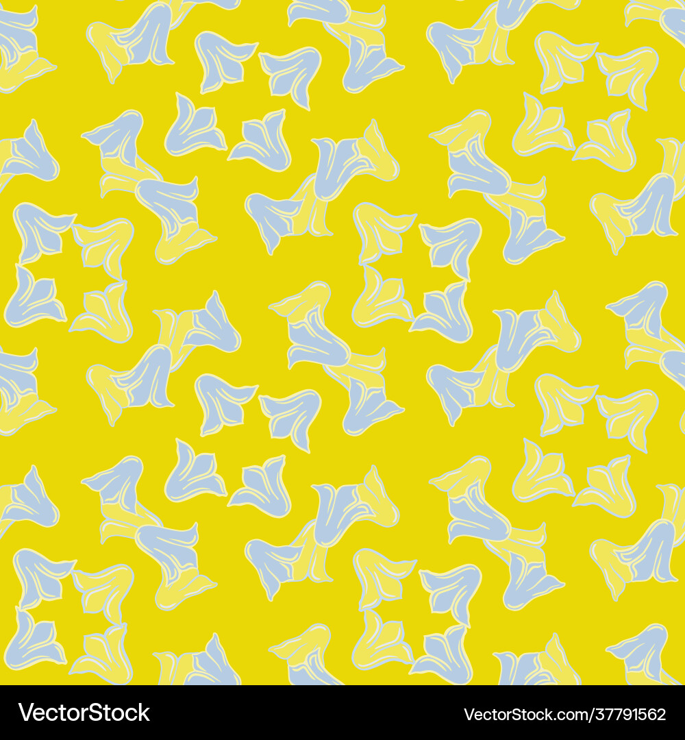 Summer seasonal seamless pattern with blue Vector Image