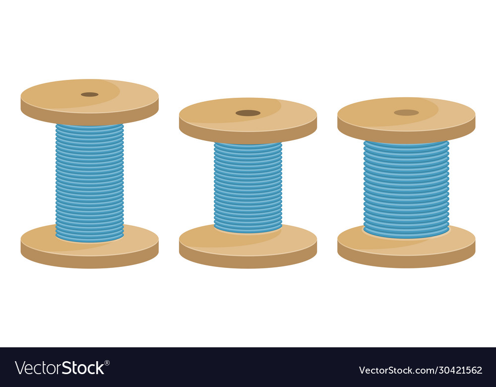Thread spool Royalty Free Vector Image - VectorStock