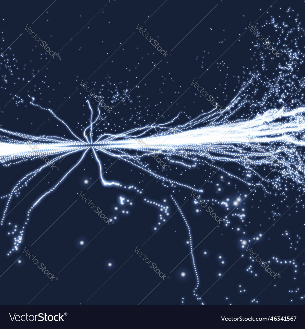 Electricity lighting effects array with dynamic Vector Image