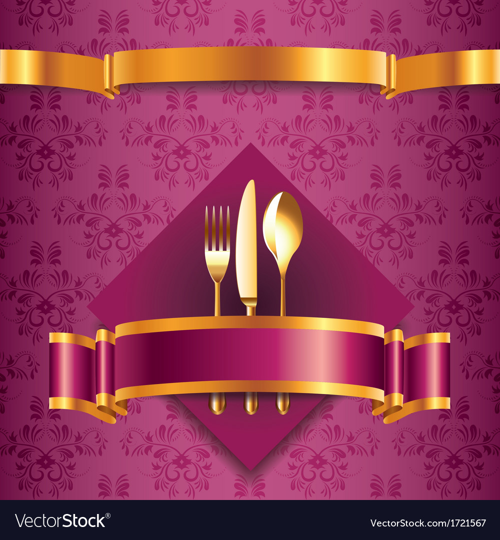 Menu restaurant Royalty Free Vector Image - VectorStock