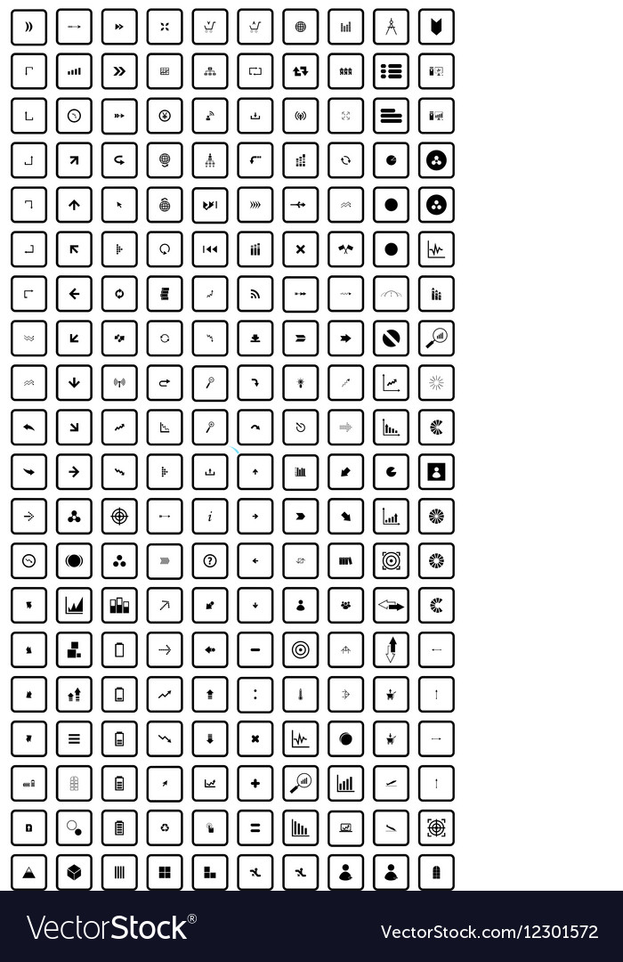 Black 400 universal web icons set Royalty Free Vector Image Black 400 universal web icons set Royalty Free Vector Image