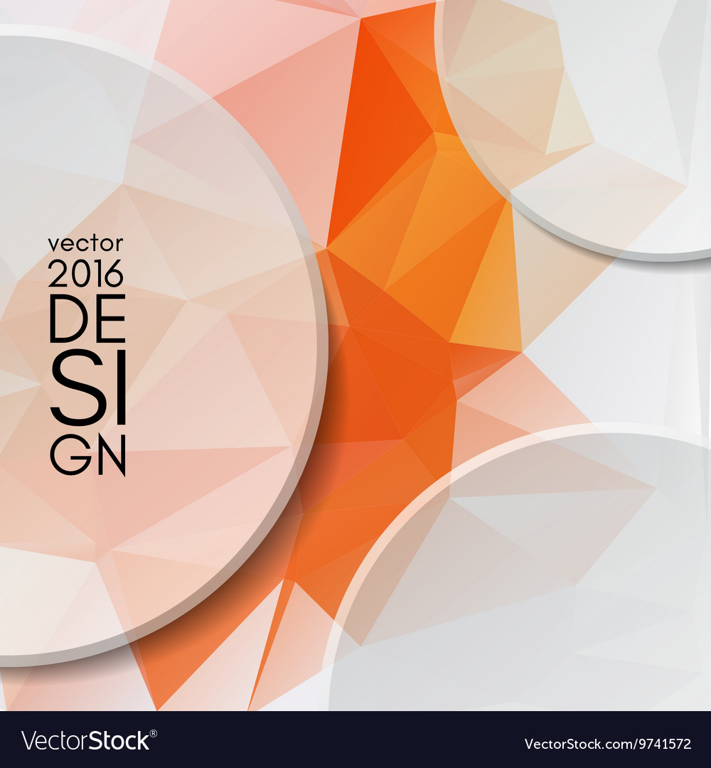 Colorful abstract design template Royalty Free Vector Image