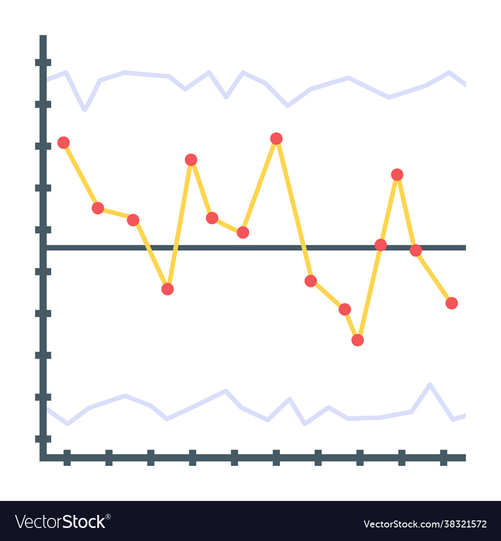 Control chart Royalty Free Vector Image - VectorStock