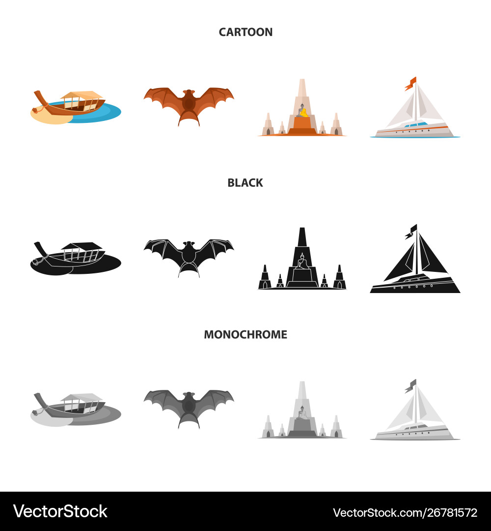 Design journey and exotic sign Royalty Free Vector Image