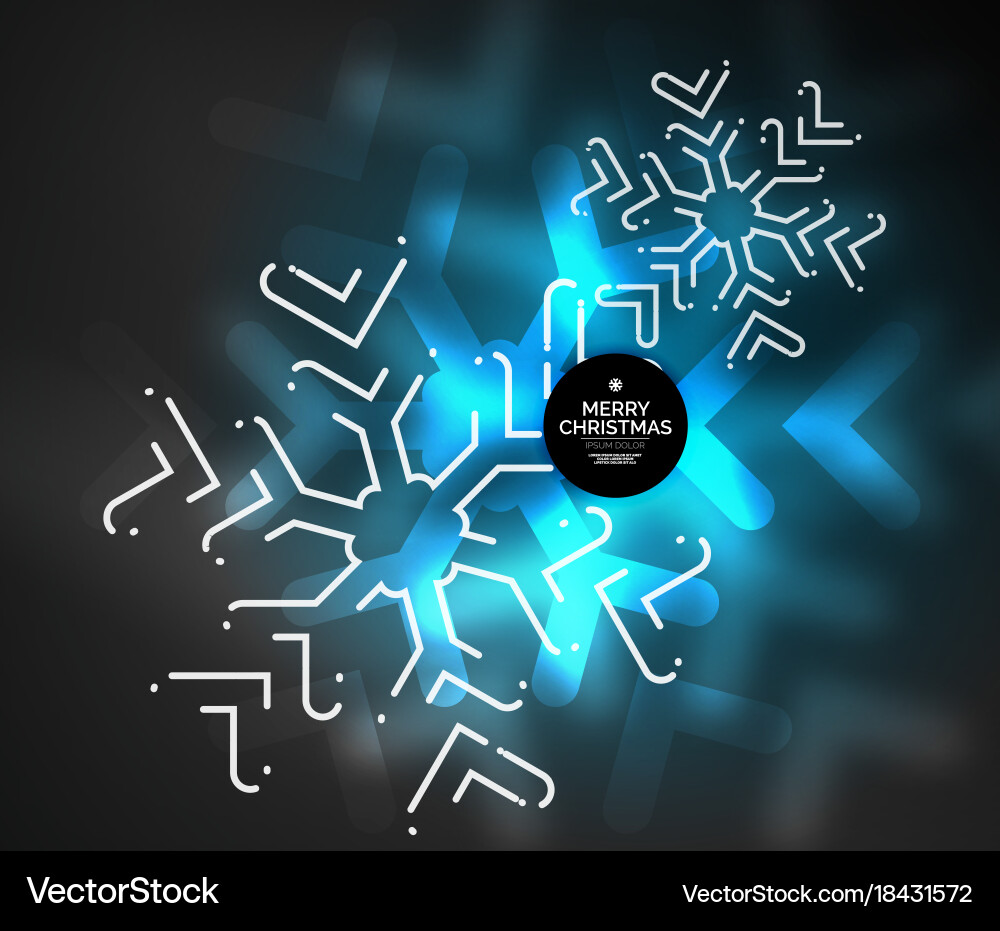 Frozen winter holiday background christmas Vector Image