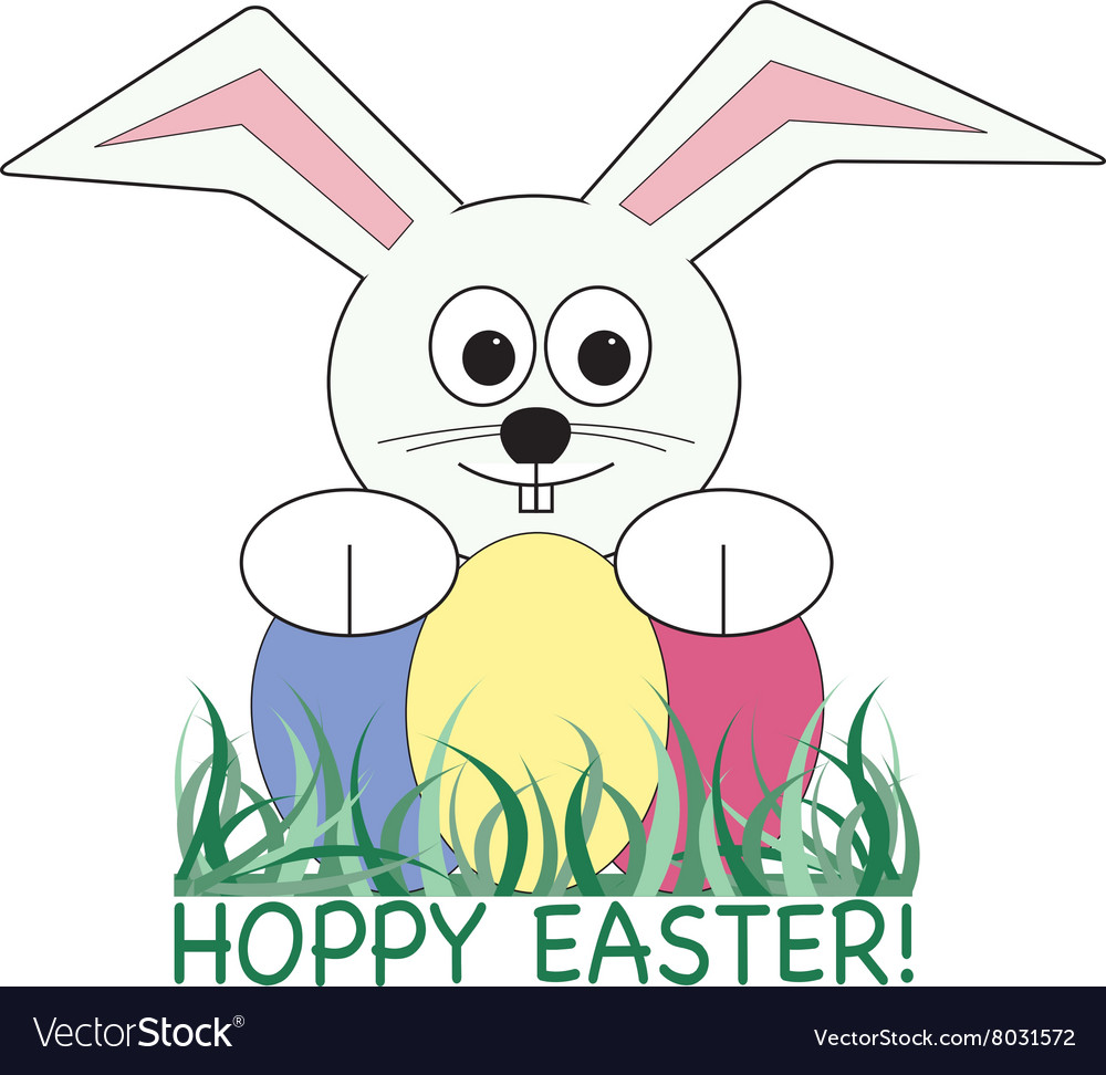 Hoppy easter Royalty Free Vector Image - VectorStock