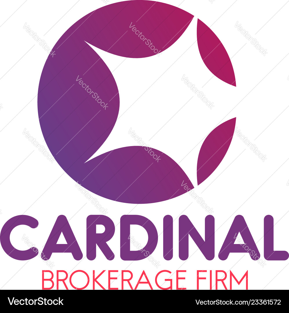 Icon for brokerage business Royalty Free Vector Image