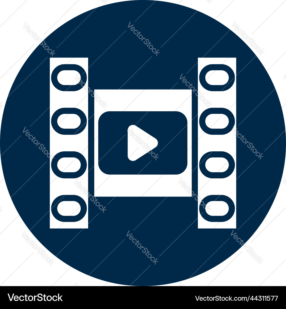 Blogging video tape on a white background Vector Image