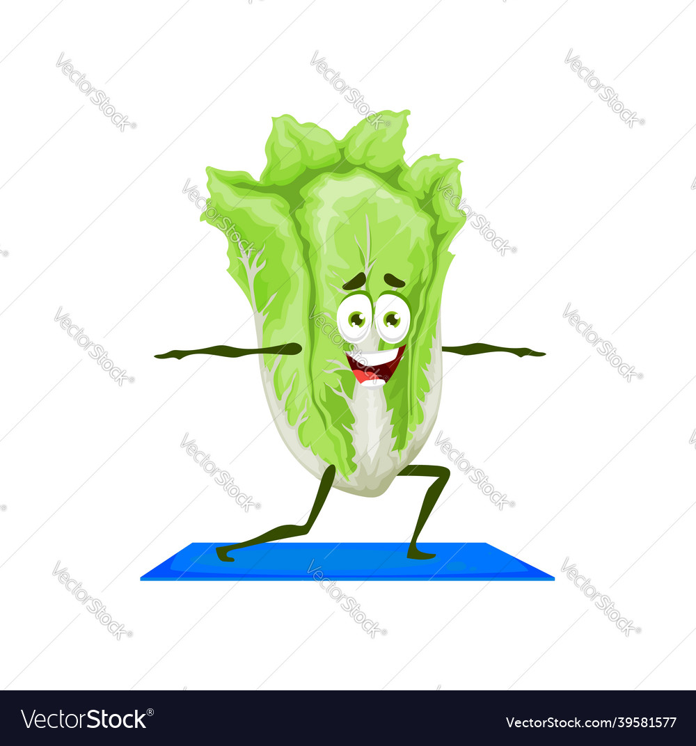 Cartoon Romaine Lettuce