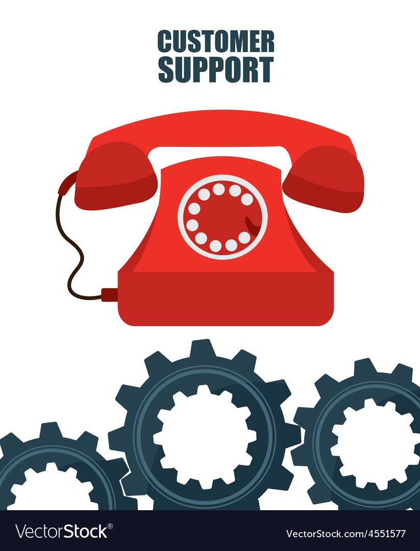 Customer support Royalty Free Vector Image - VectorStock