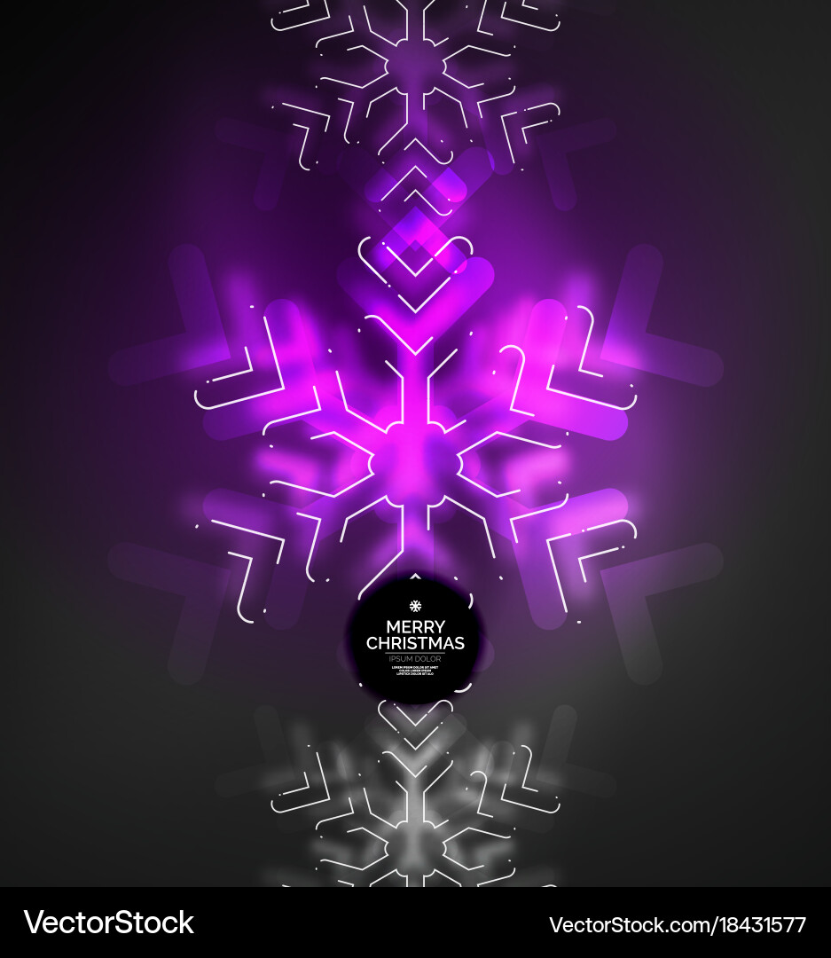 Frozen winter holiday background christmas Vector Image