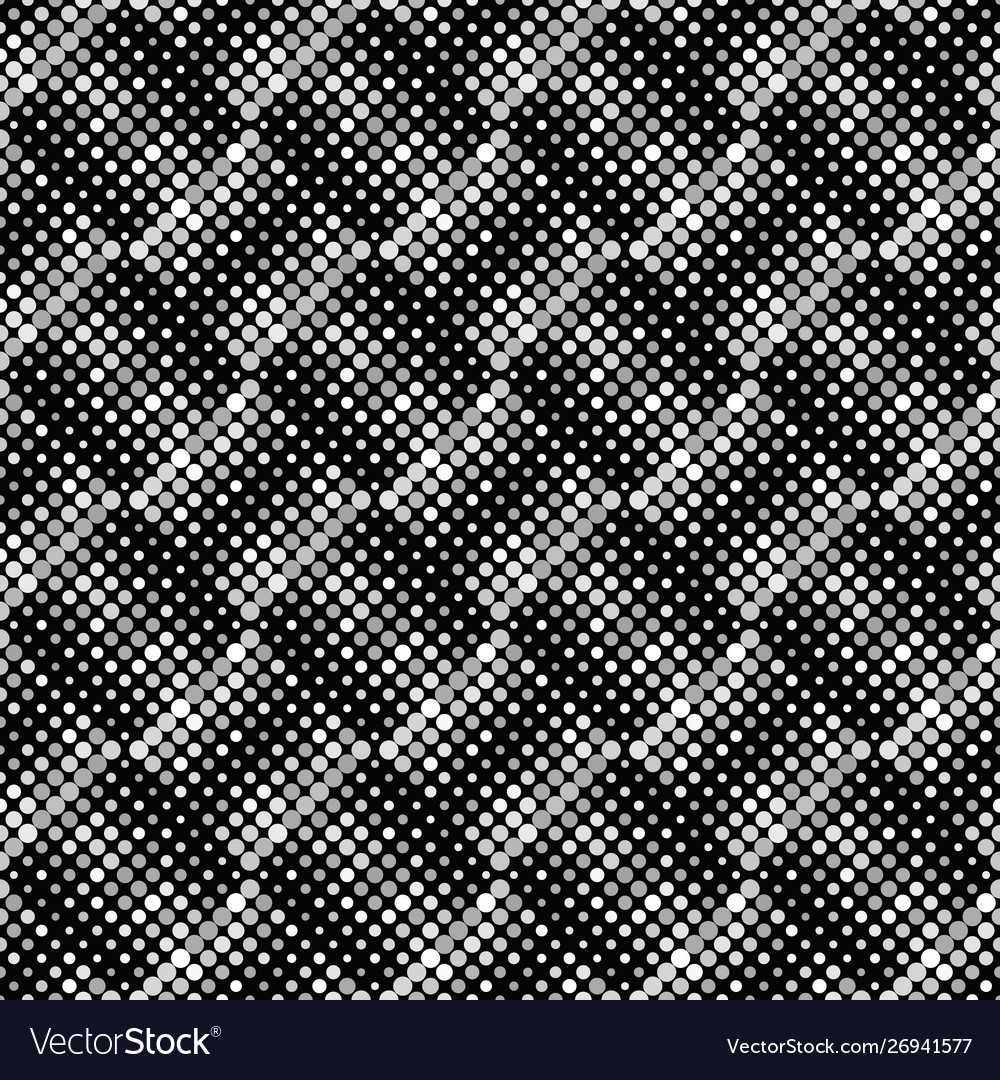 Gray abstract seamless circle pattern background Vector Image