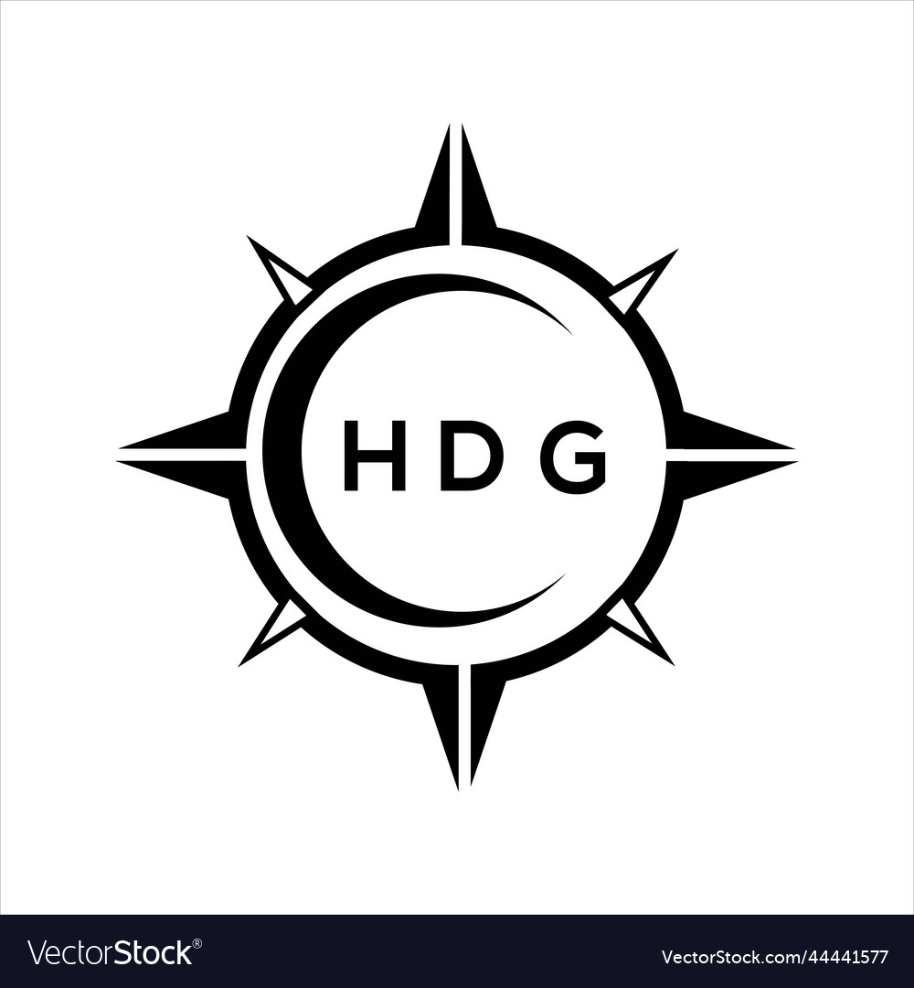 Hdg abstract technology circle setting logo Vector Image Hdg abstract technology circle setting logo Vector Image