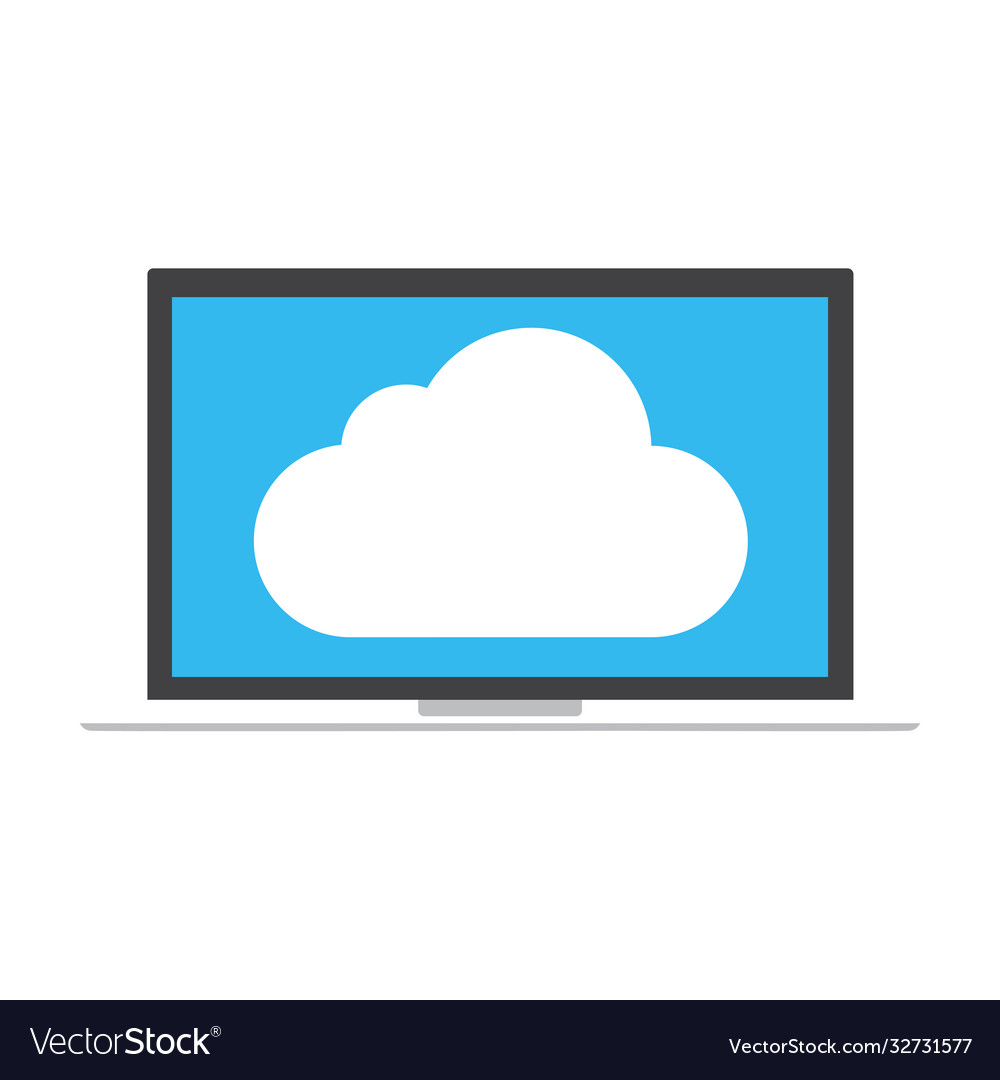 Network configuration cloud computing technology Vector Image