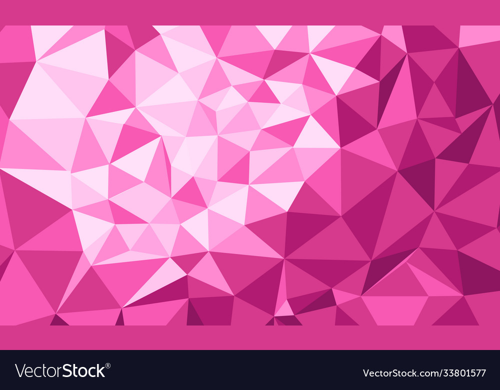 Polygonal pink background Royalty Free Vector Image