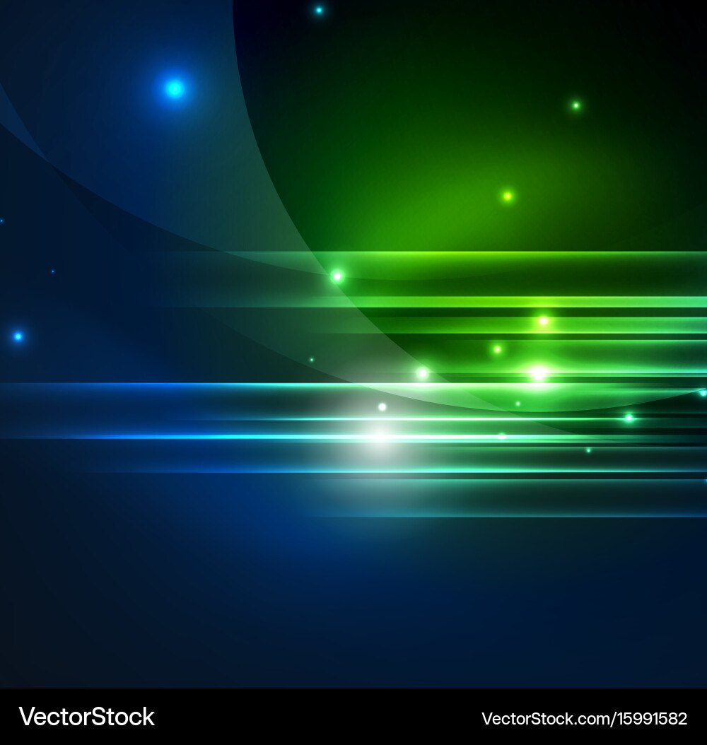 Glowing futuristic lines Royalty Free Vector Image