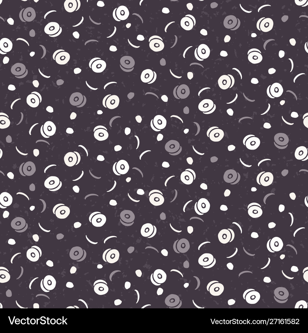 Seamless pattern tiny hand drawn sprinkles Vector Image