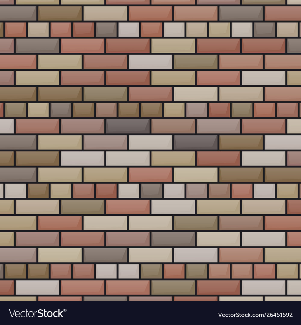 Grey brick wall background Royalty Free Vector Image