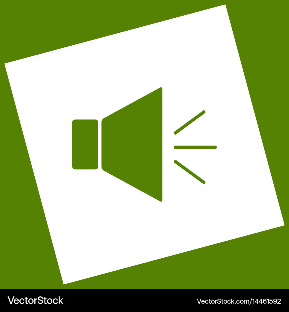 Sound sign with mute mark Royalty Free Vector Image