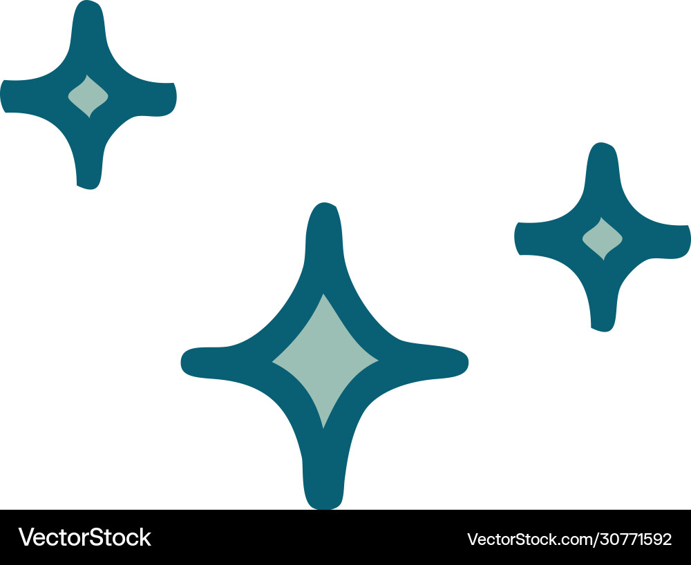 Tattoo style icon a stars Royalty Free Vector Image