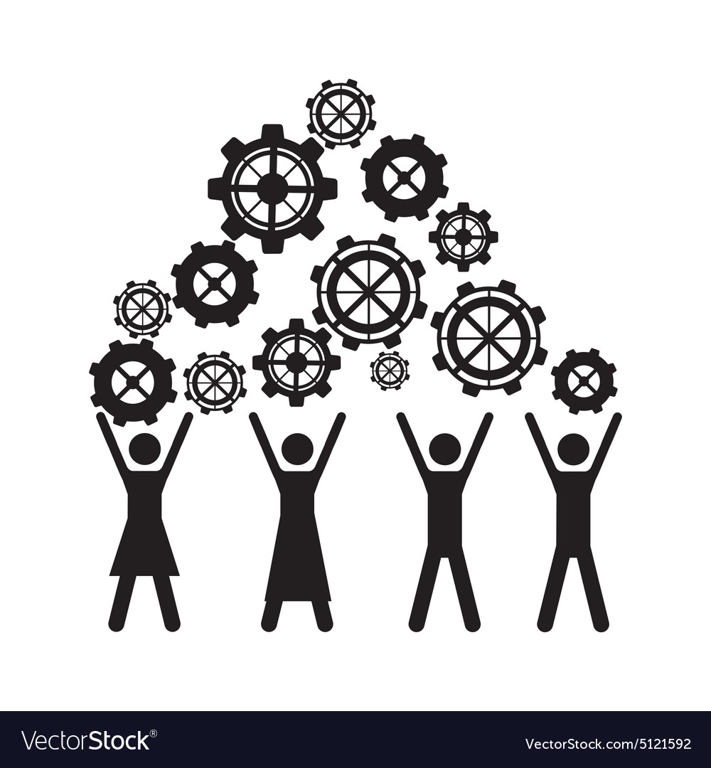 Workforce design Royalty Free Vector Image - VectorStock