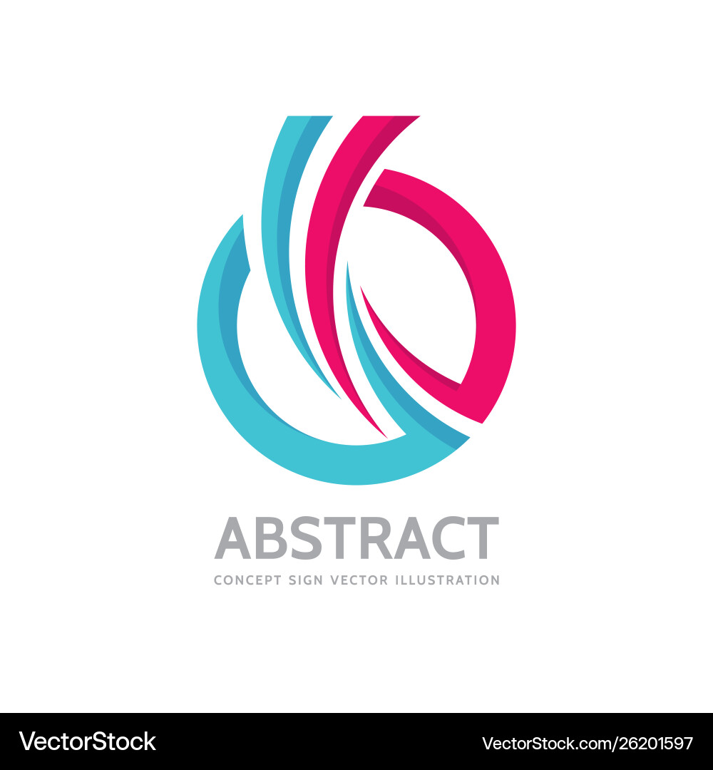 Abstract - business logo concept Royalty Free Vector Image