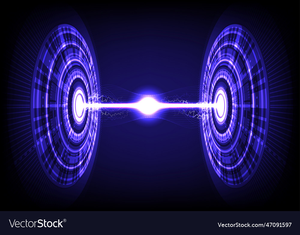 Tech power background Royalty Free Vector Image