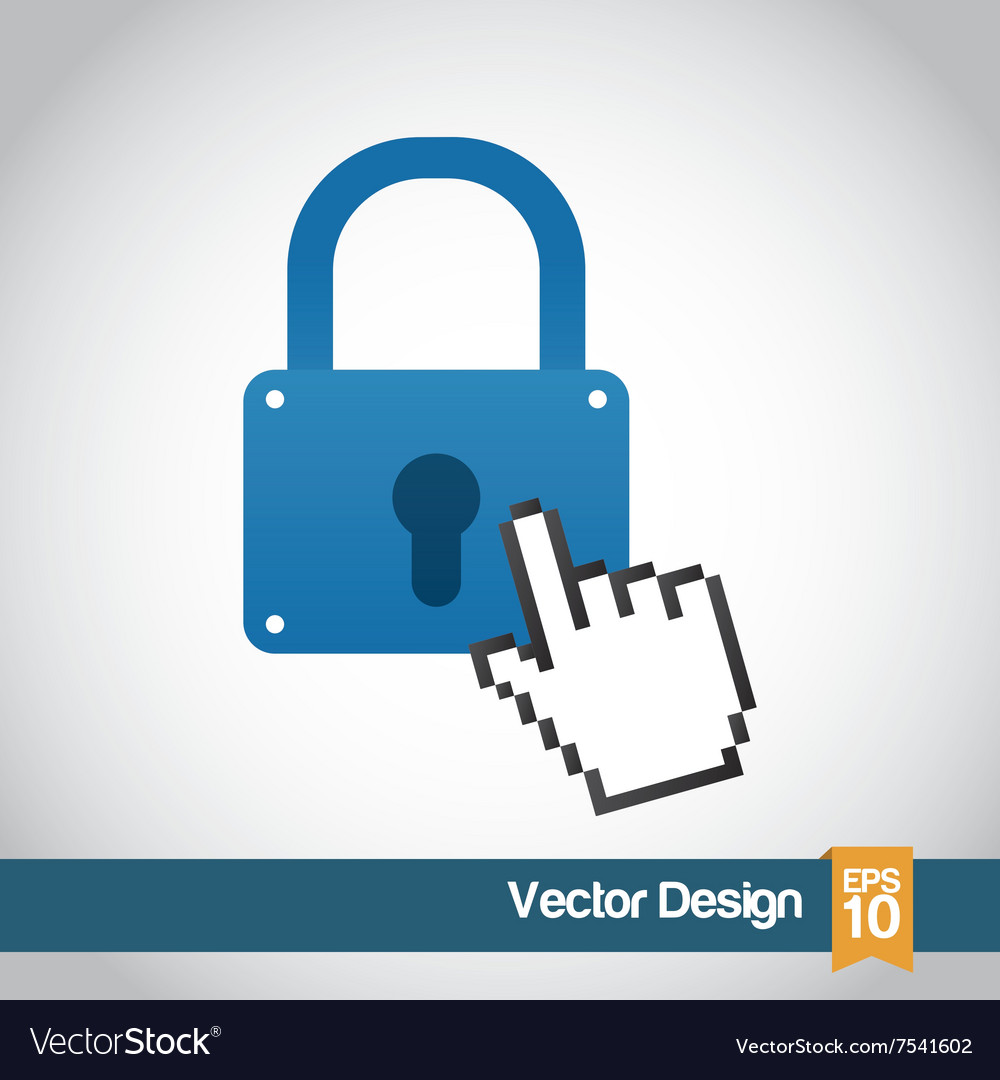 Security system design Royalty Free Vector Image
