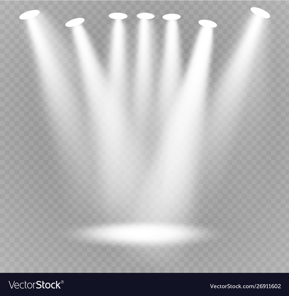 Spotlight light effect Royalty Free Vector Image
