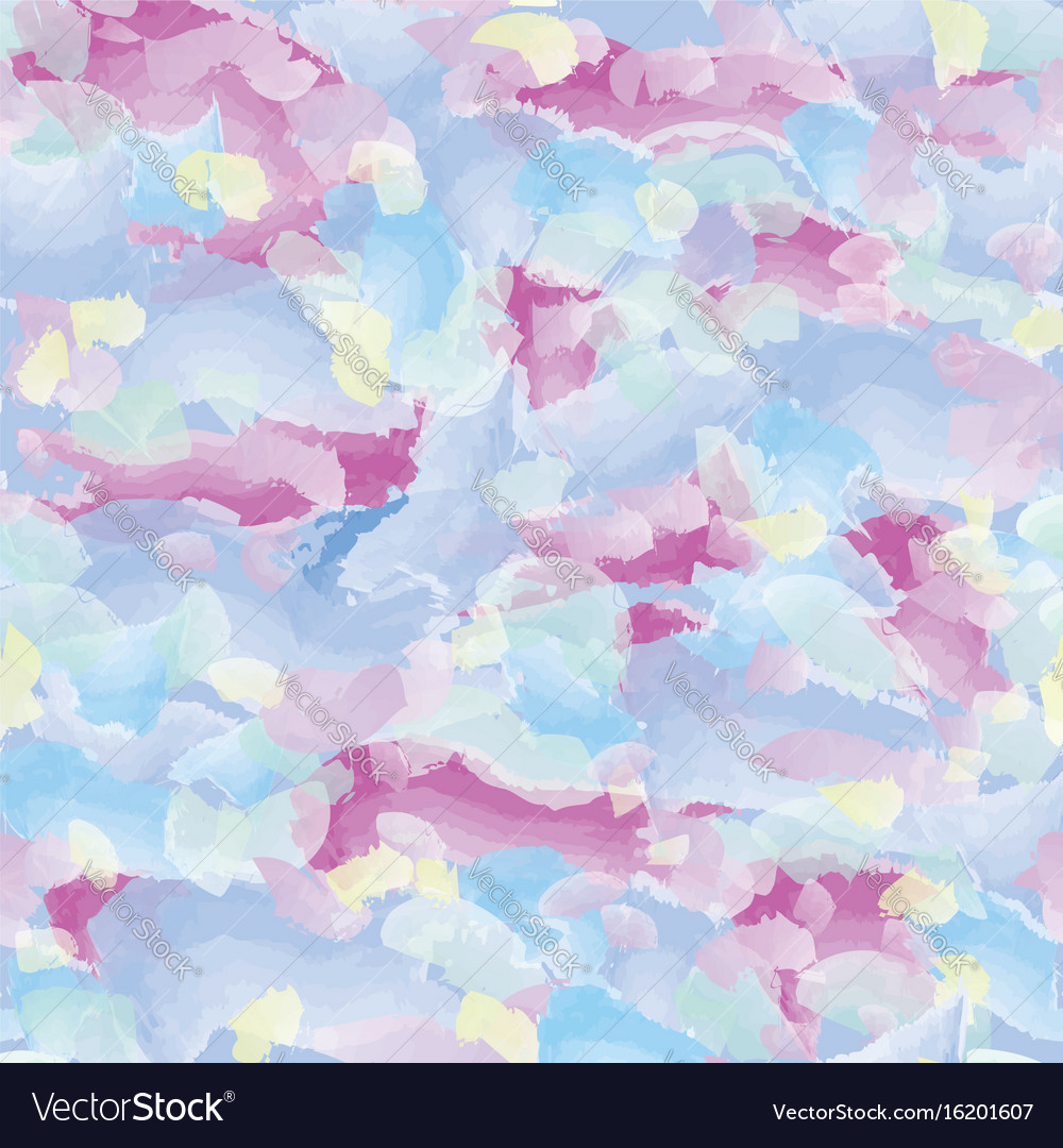 Abstract watercolor seamless pattern splash Vector Image