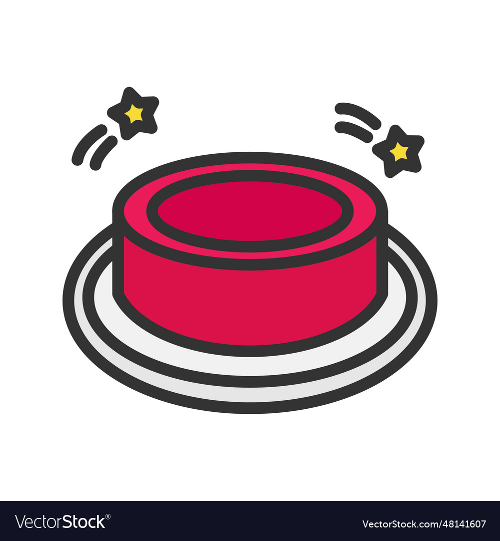 Button icon image Royalty Free Vector Image - VectorStock