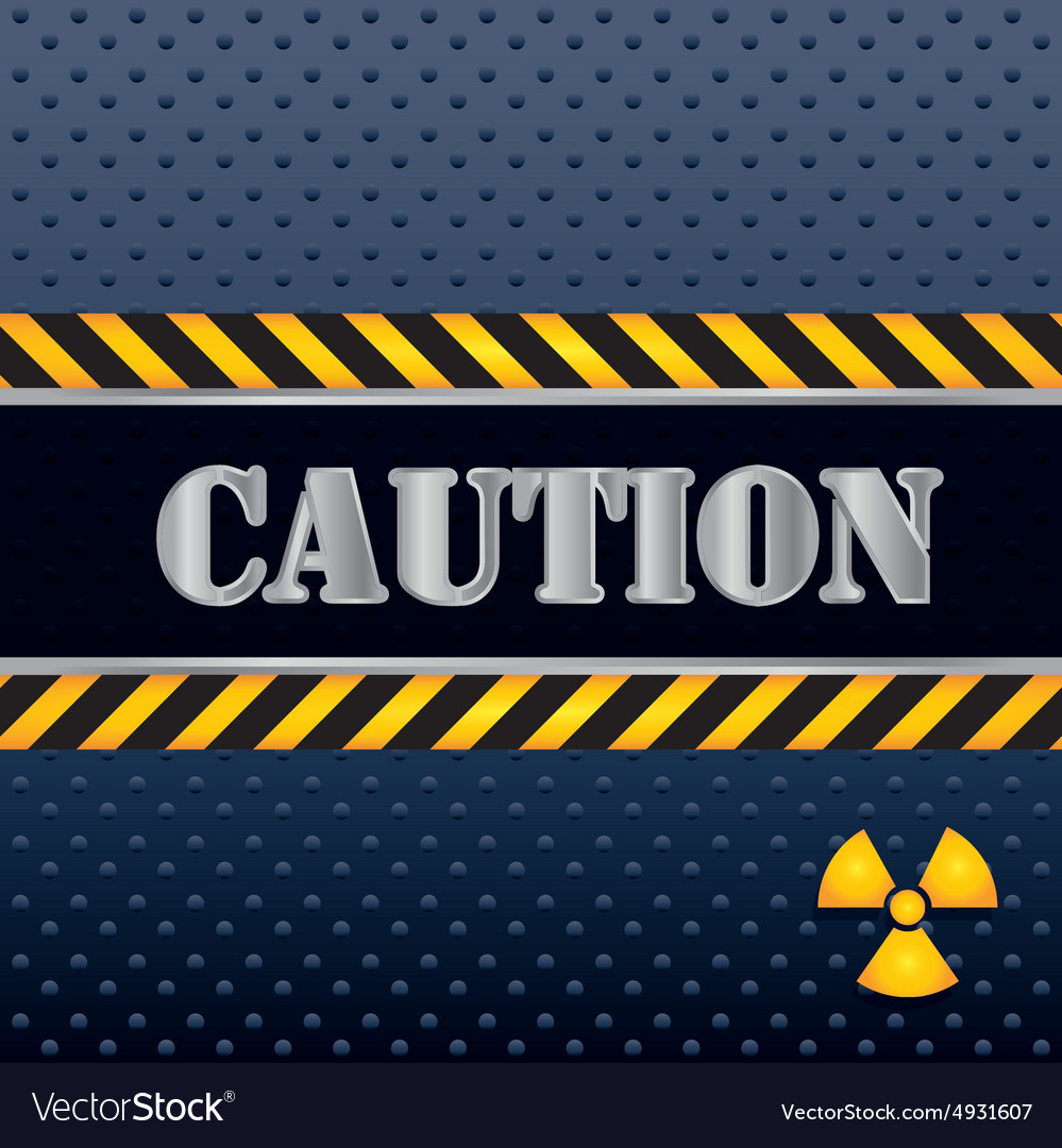 Caution design Royalty Free Vector Image - VectorStock