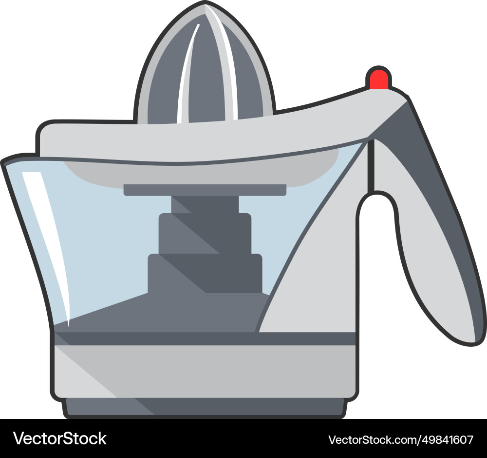 Citrus juicer machine icon in flat style Vector Image