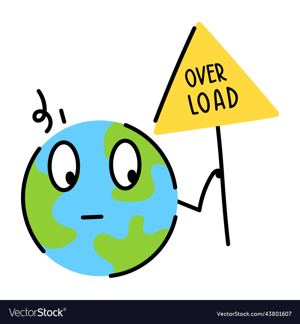 Over load Royalty Free Vector Image - VectorStock