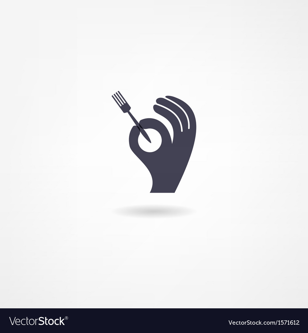Fork icon Royalty Free Vector Image - VectorStock