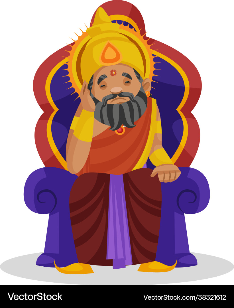Indian King Vector