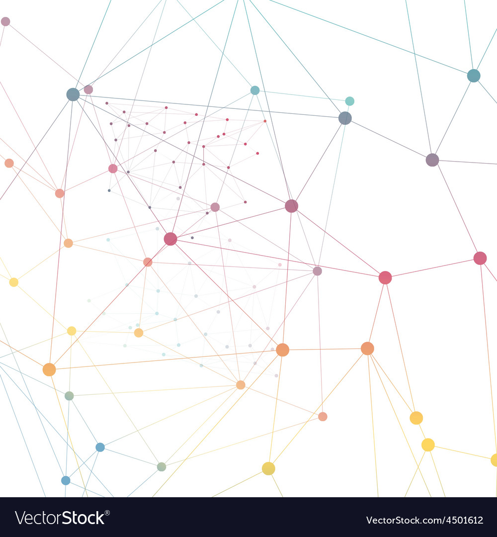 Network background abstract polygon Royalty Free Vector