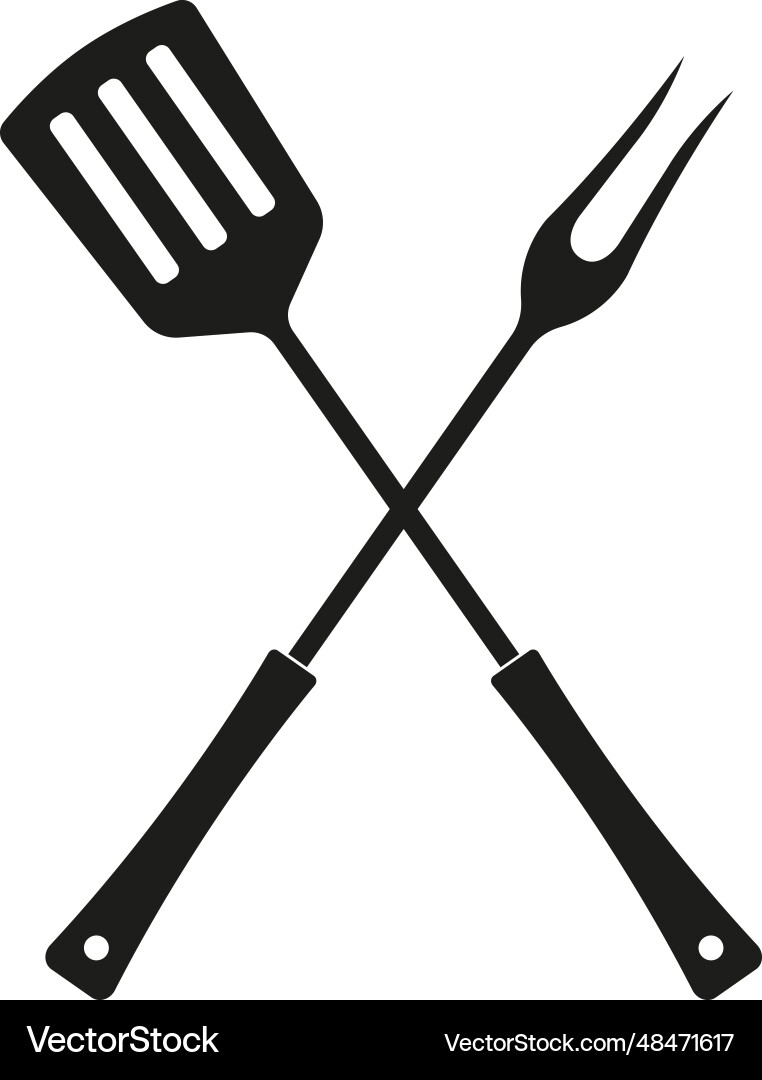 Bbq and grill tools icon barbecue utensil Vector Image