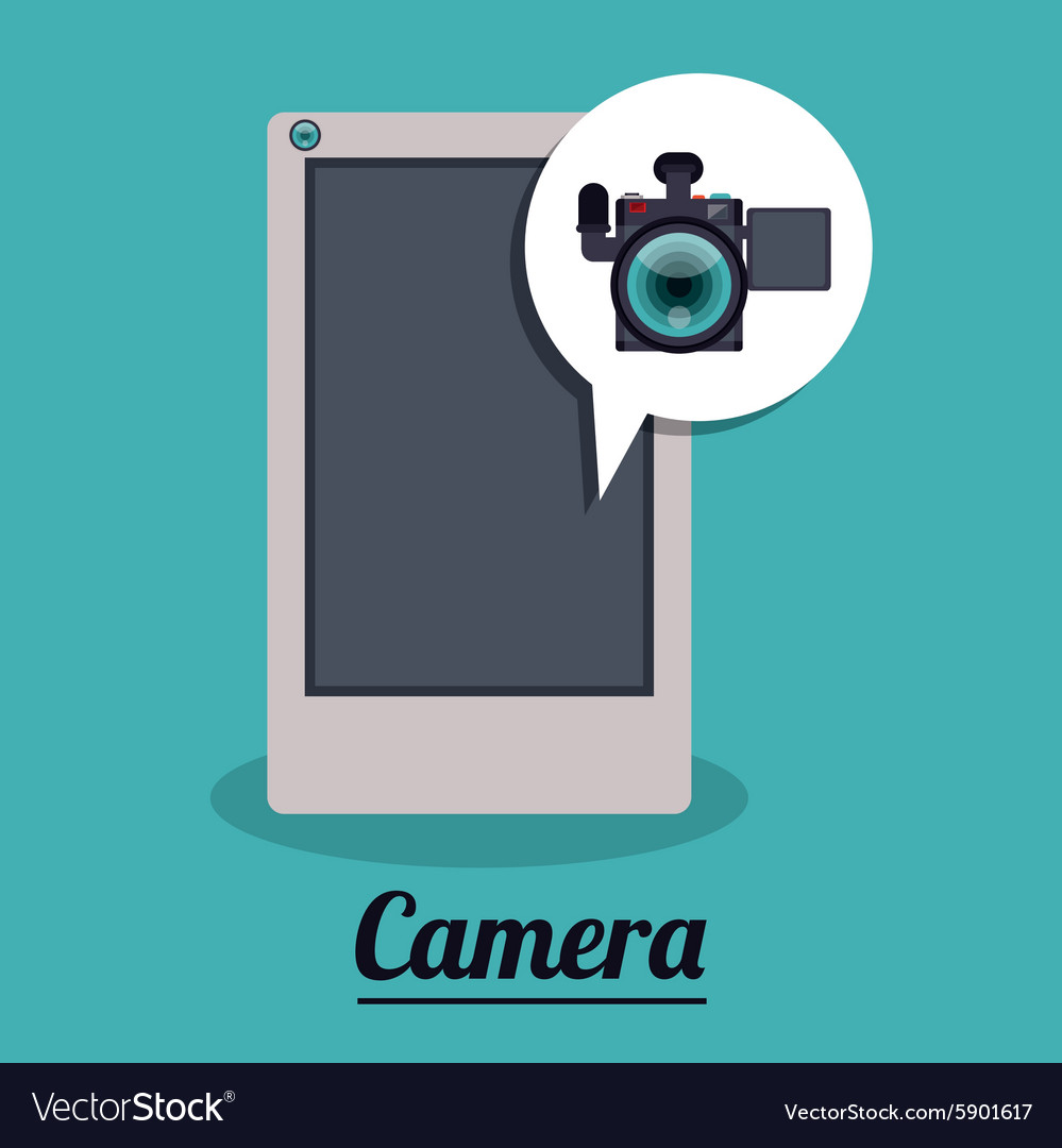 Camera design Royalty Free Vector Image - VectorStock